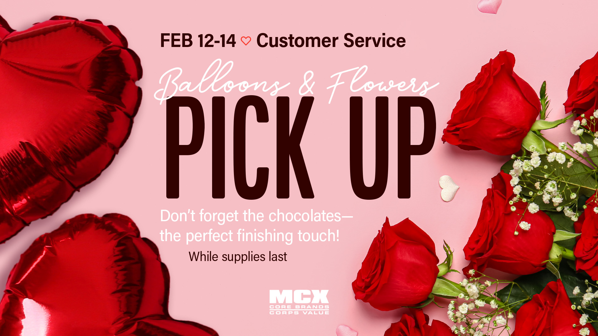MCCS Valentine’s Flower Pick-Up Event