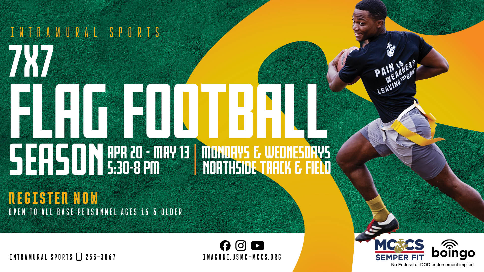 MCCS 7v7 Flag Football Season