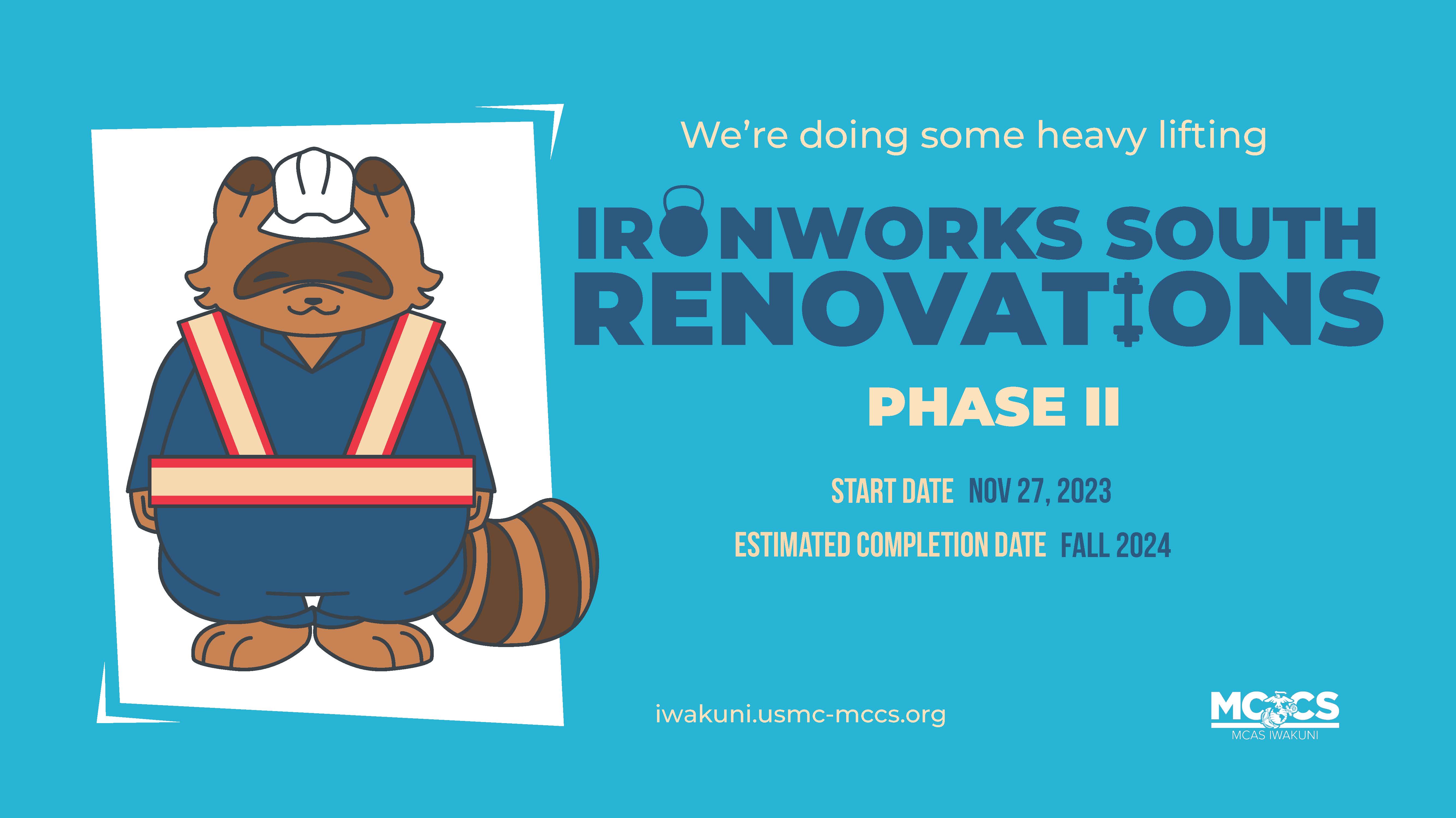 IronWorks Gym Renovation Phase 2