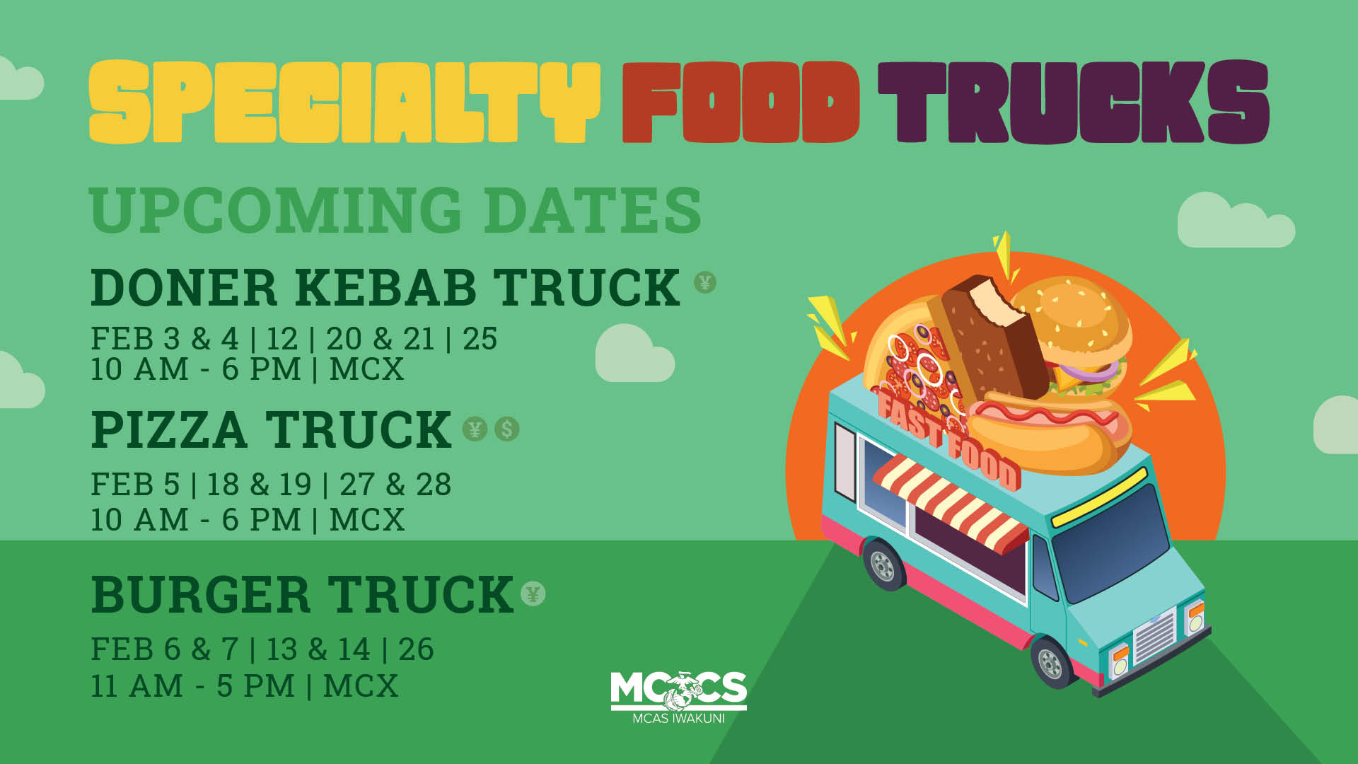 MCCS Food Truck - Burgers