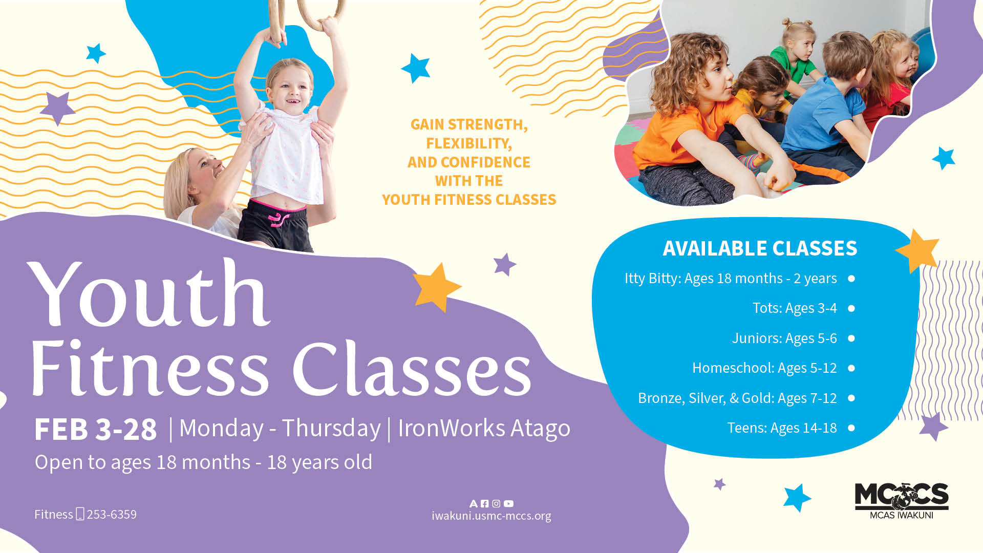 MCCS Youth Fitness Classes - February