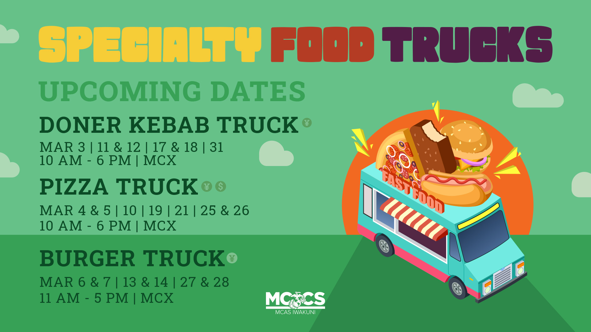 MCCS Food Truck - Kebabs