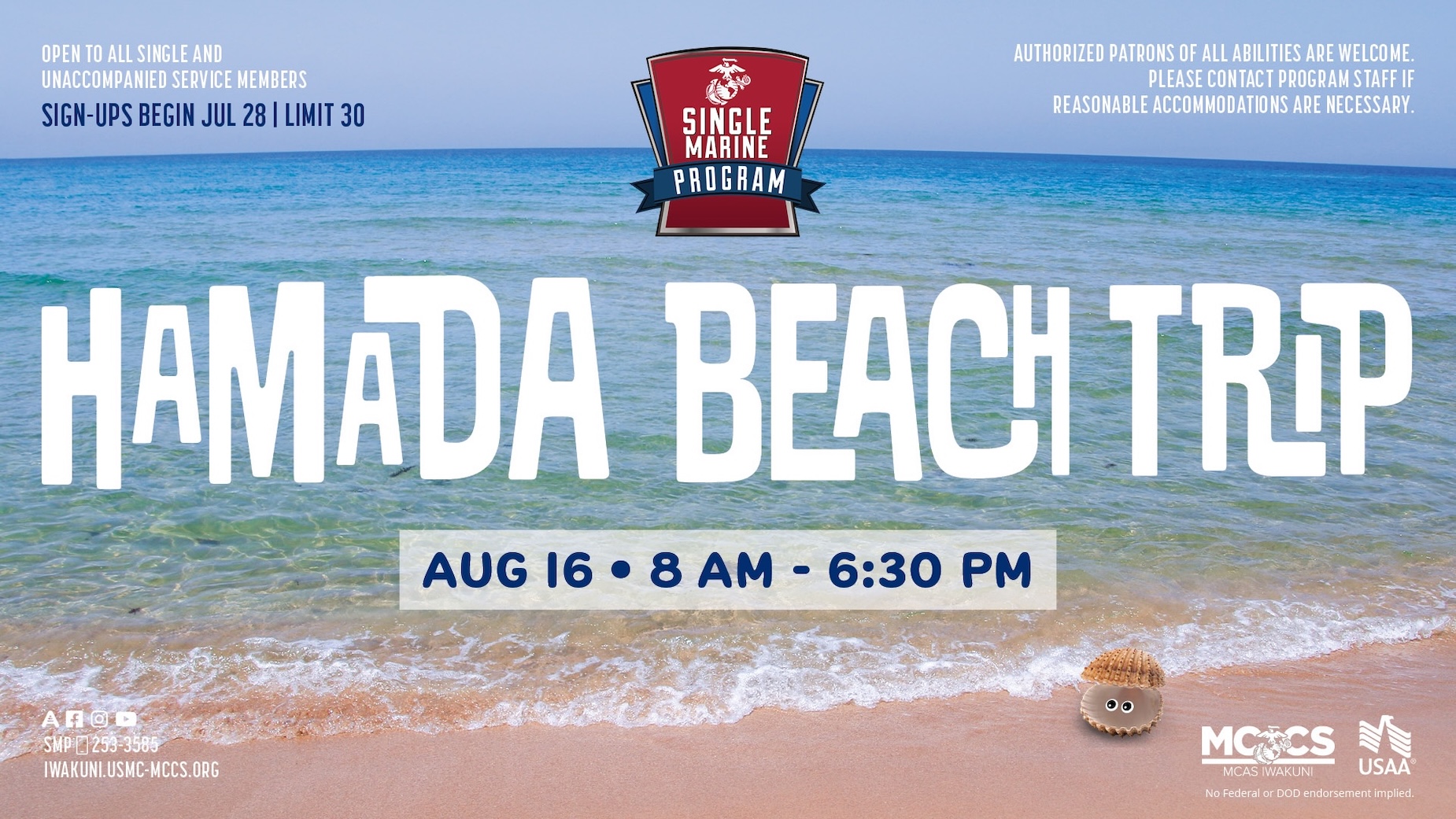 MCCS SMP - Hamada Beach Day