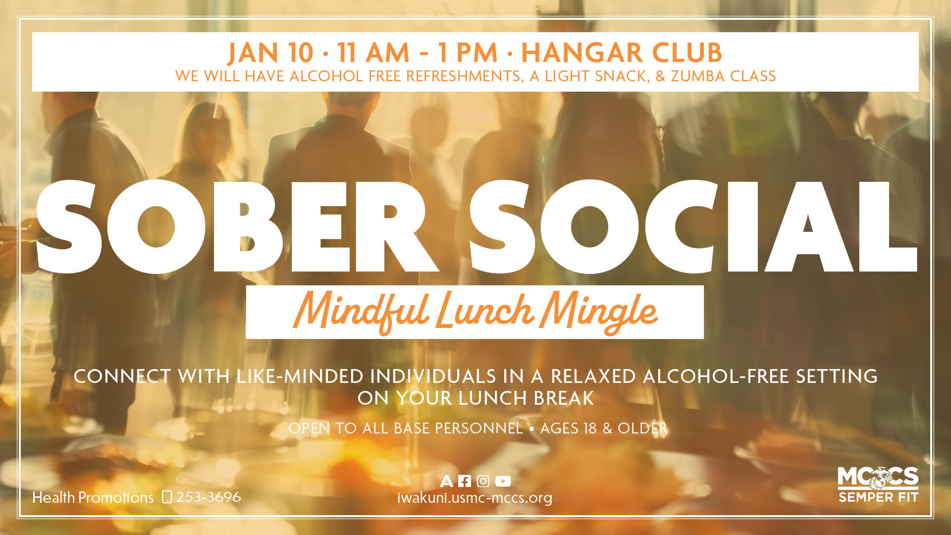 MCCS Sober Social: Mindful Lunch Mingle