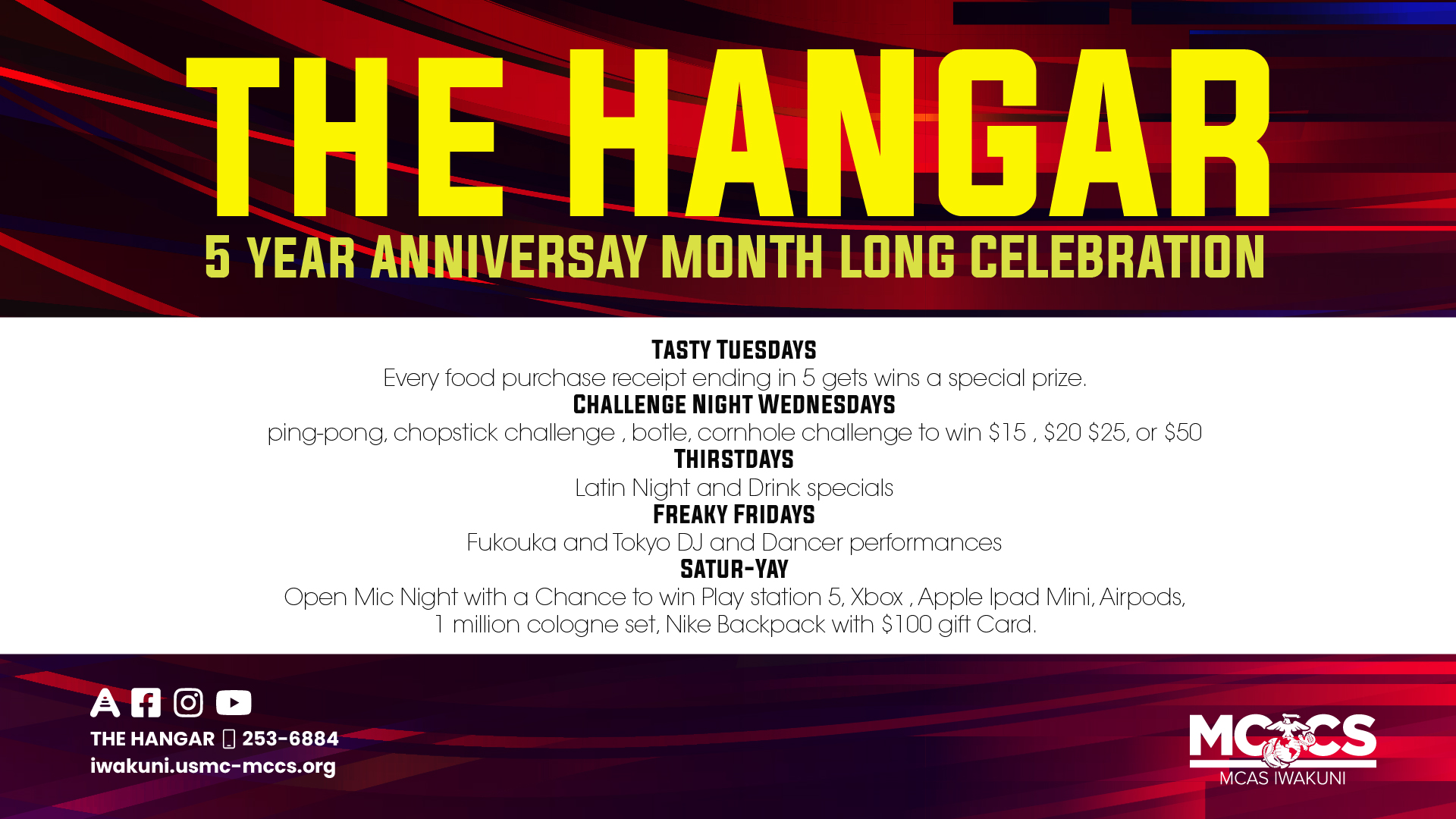 Hangar 5th Anniversary