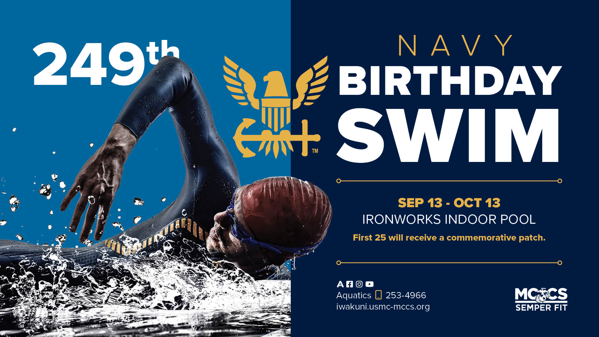 Iwakuni | Navy Birthday Swim
