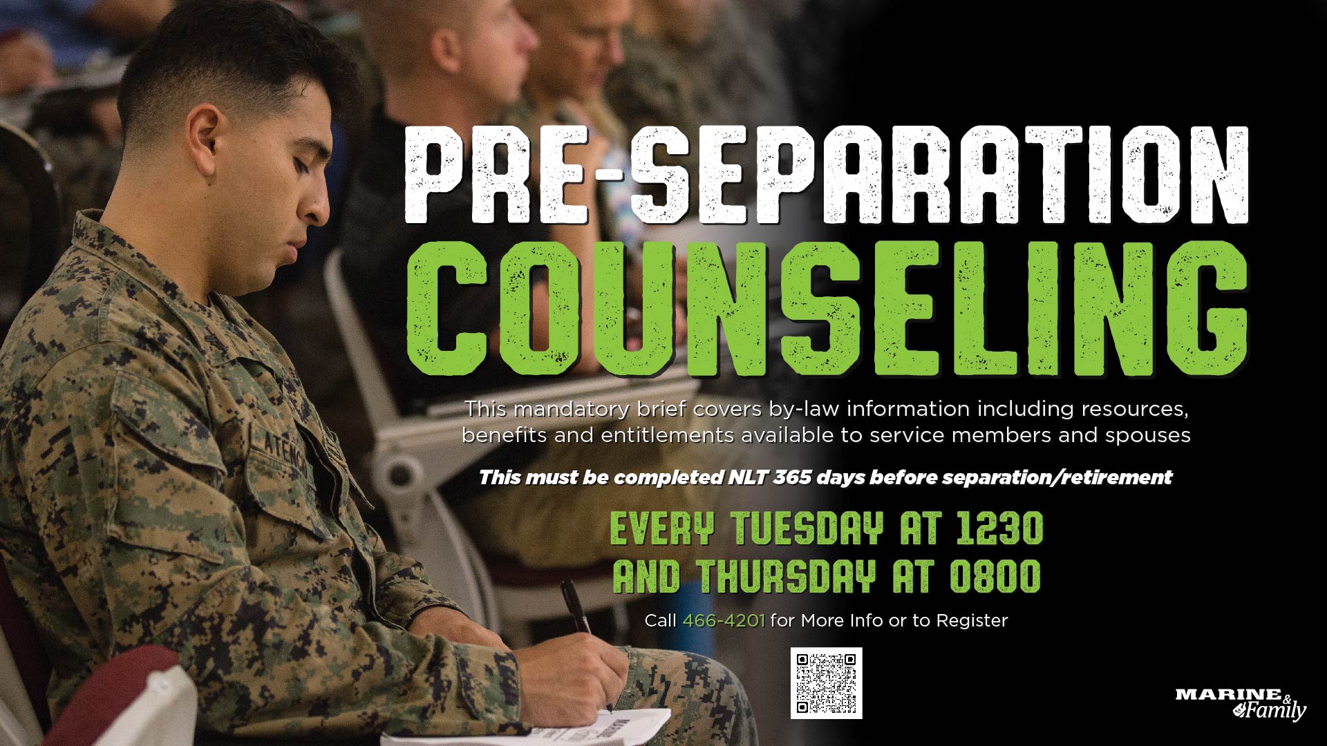 Pre-Separation Counseling