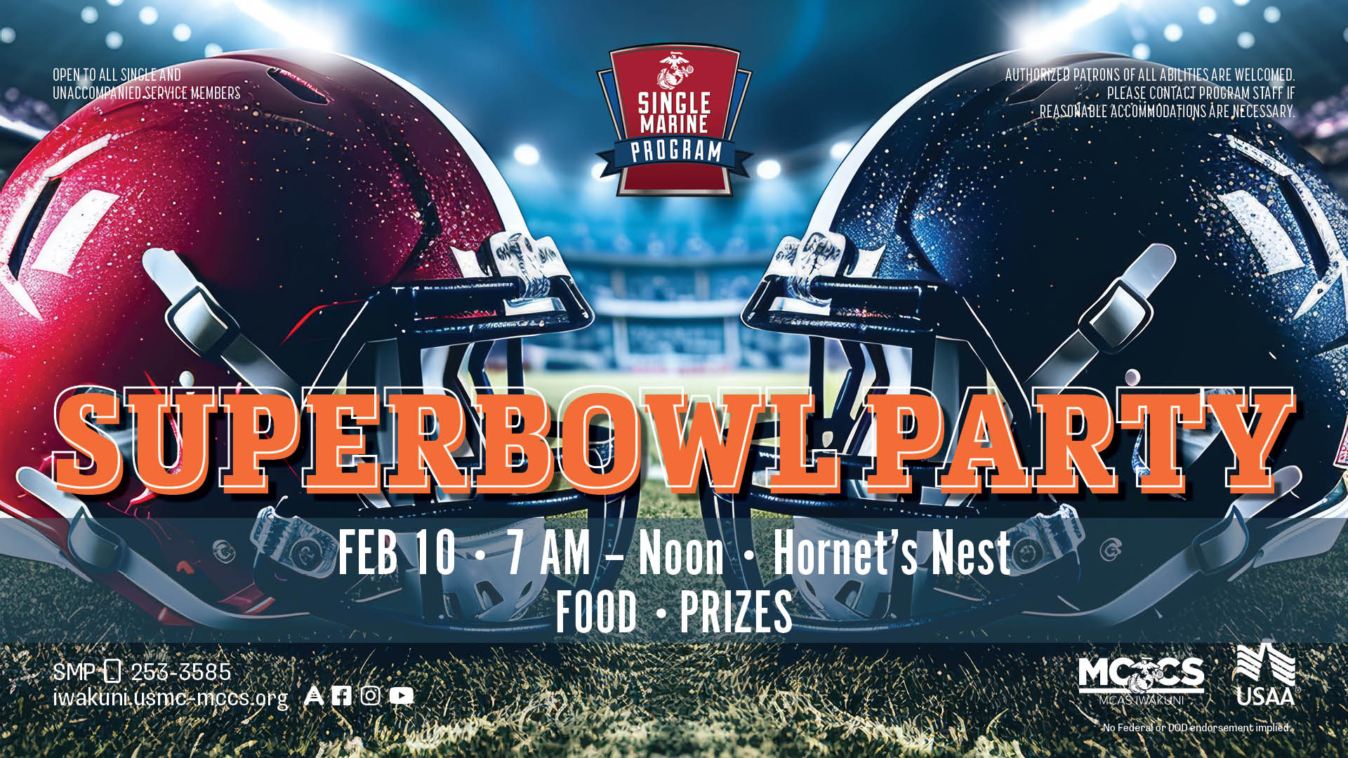 MCCS SMP - Super Bowl Party