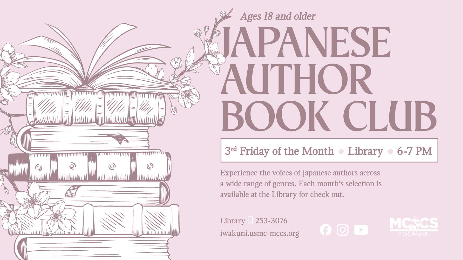 MCCS Japanese Author Book Club