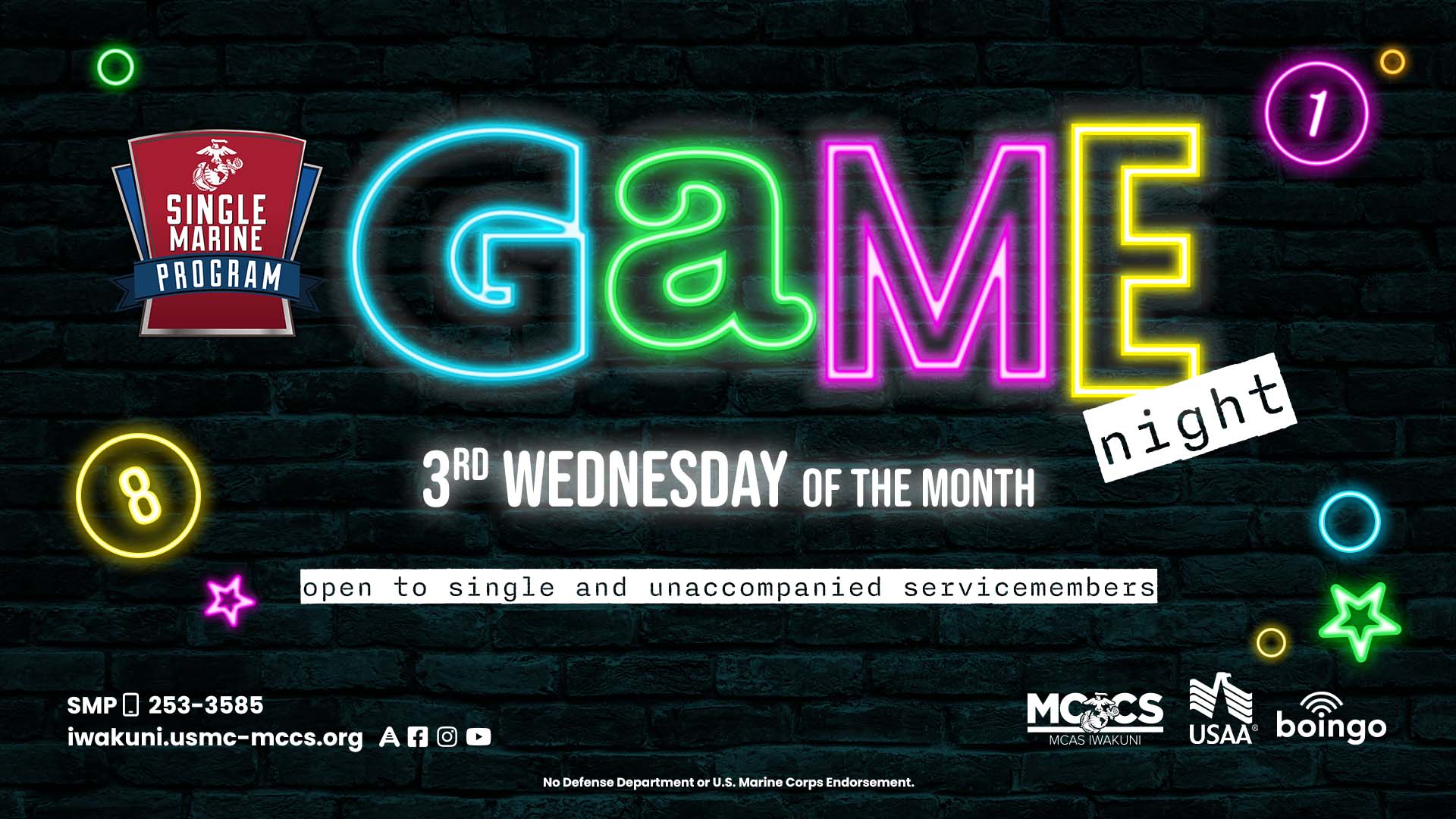 MCCS SMP - Game Night