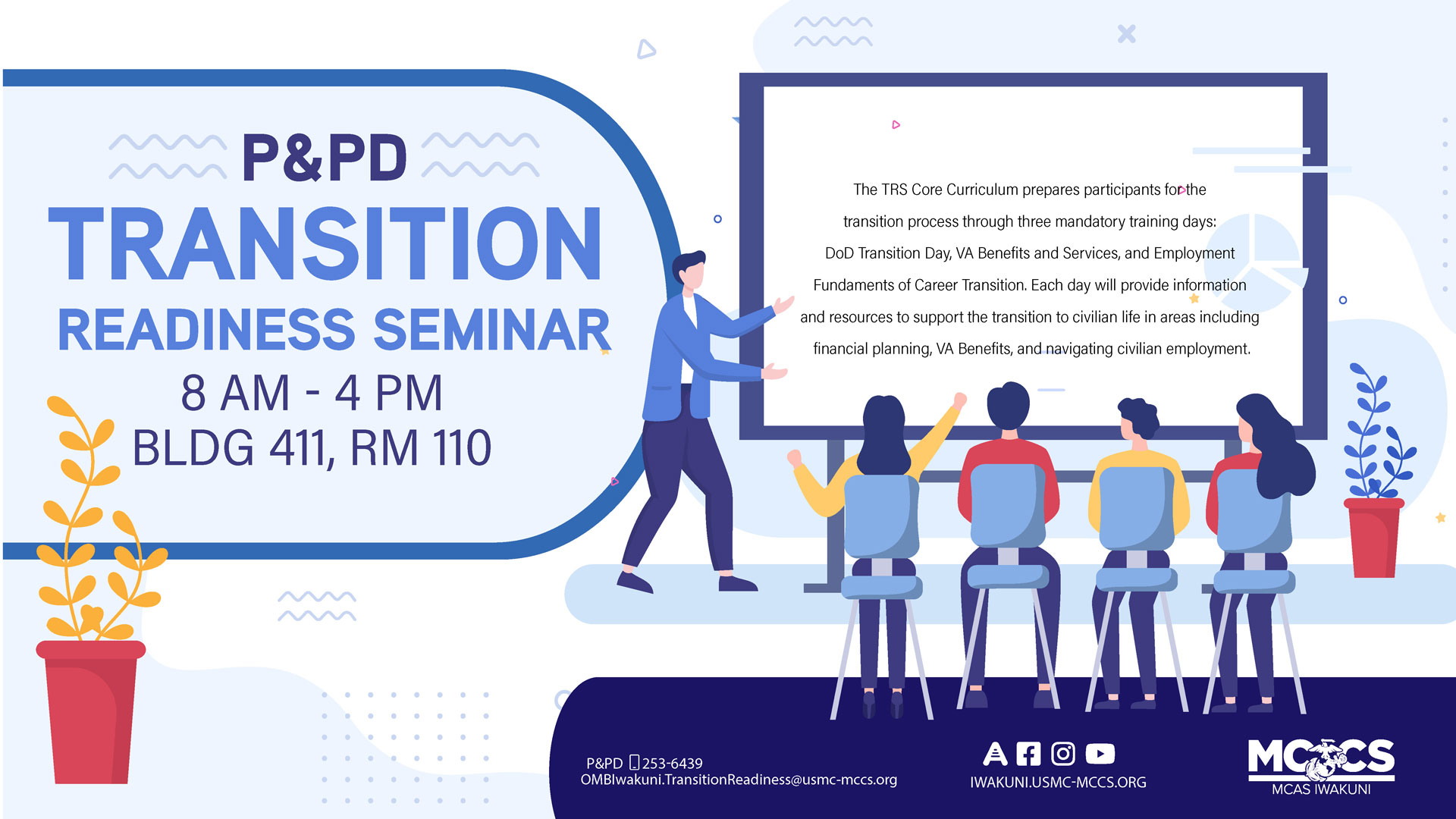 MCCS Transition Readiness Seminar (TRS) Core Curriculum - 3-Day course