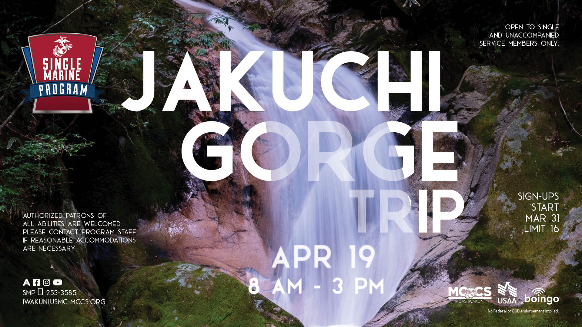 MCCS SMP - Jakuchi Gorge Trip